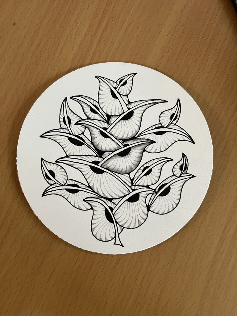 Zentangle Project Pack 25 – Drawing Behind - Ivy's Corner