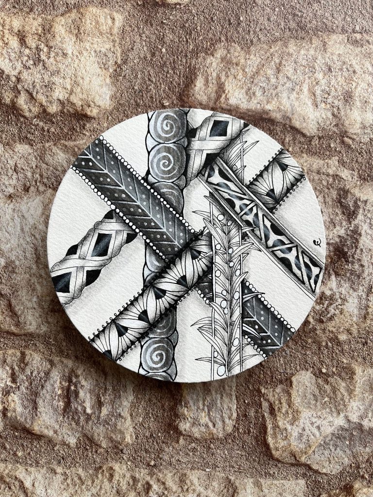 Zentangle Project Pack 25 – Drawing Behind - Ivy's Corner