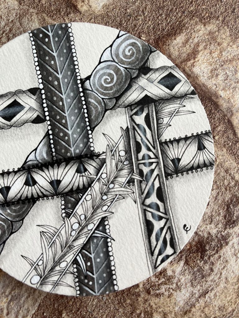 Zentangle Project Pack 25 – Drawing Behind - Ivy's Corner