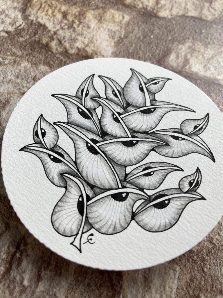 Zentangle Project Pack 25 – Drawing Behind - Ivy's Corner