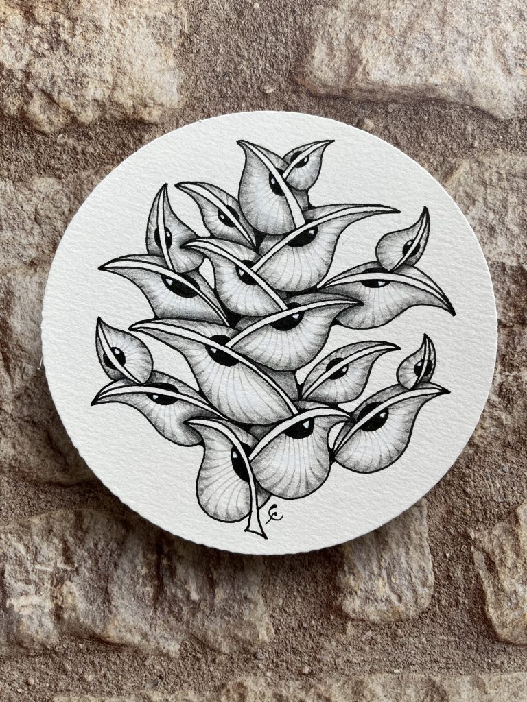 Zentangle Project Pack 25 – Drawing Behind - Ivy's Corner