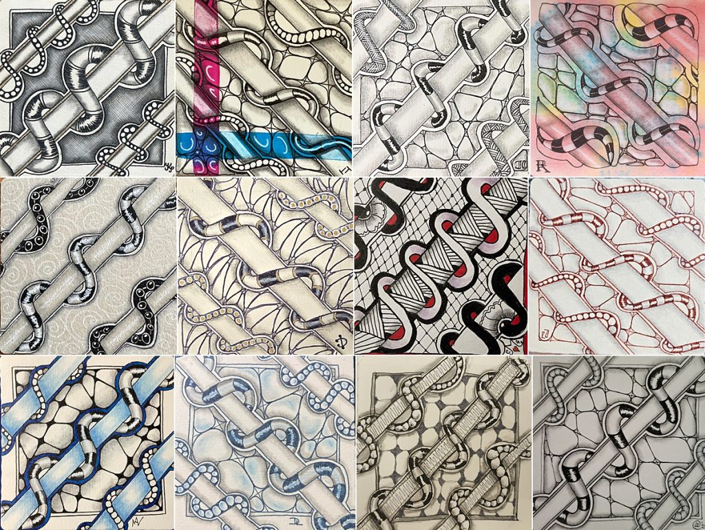 Introducing Caduceus - A New Tangle Pattern - Ivy's Corner