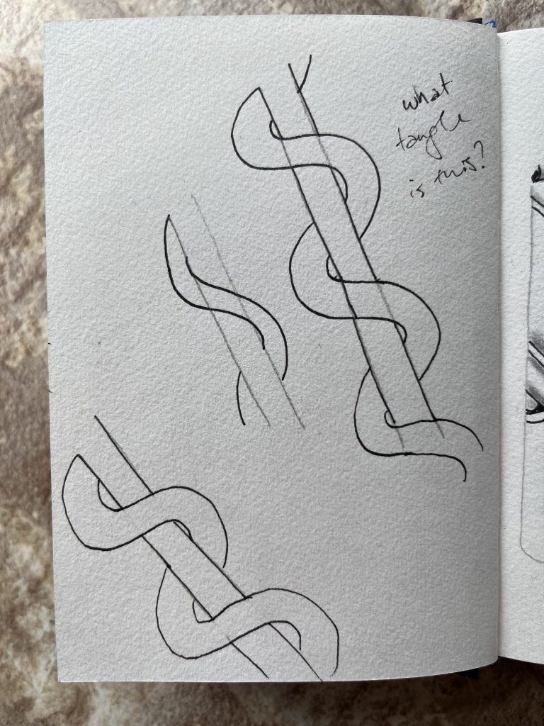 Introducing Caduceus - A New Tangle Pattern - Ivy's Corner