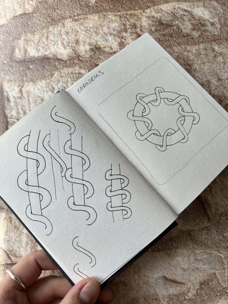 Introducing Caduceus - A New Tangle Pattern - Ivy's Corner