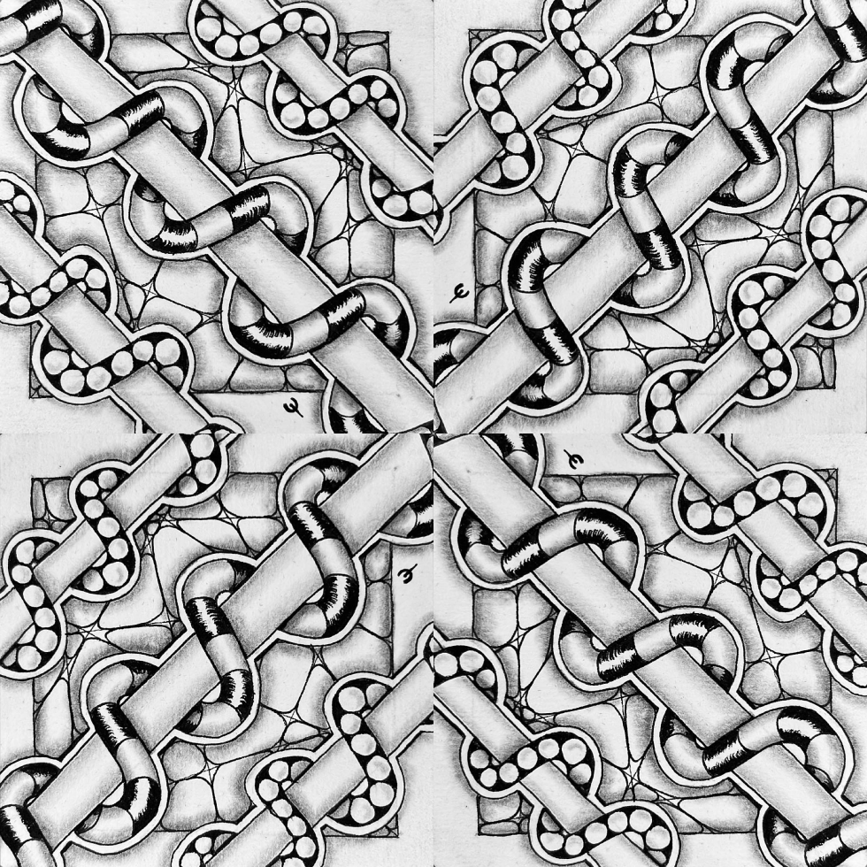 Introducing Caduceus - A New Tangle Pattern - Ivy's Corner