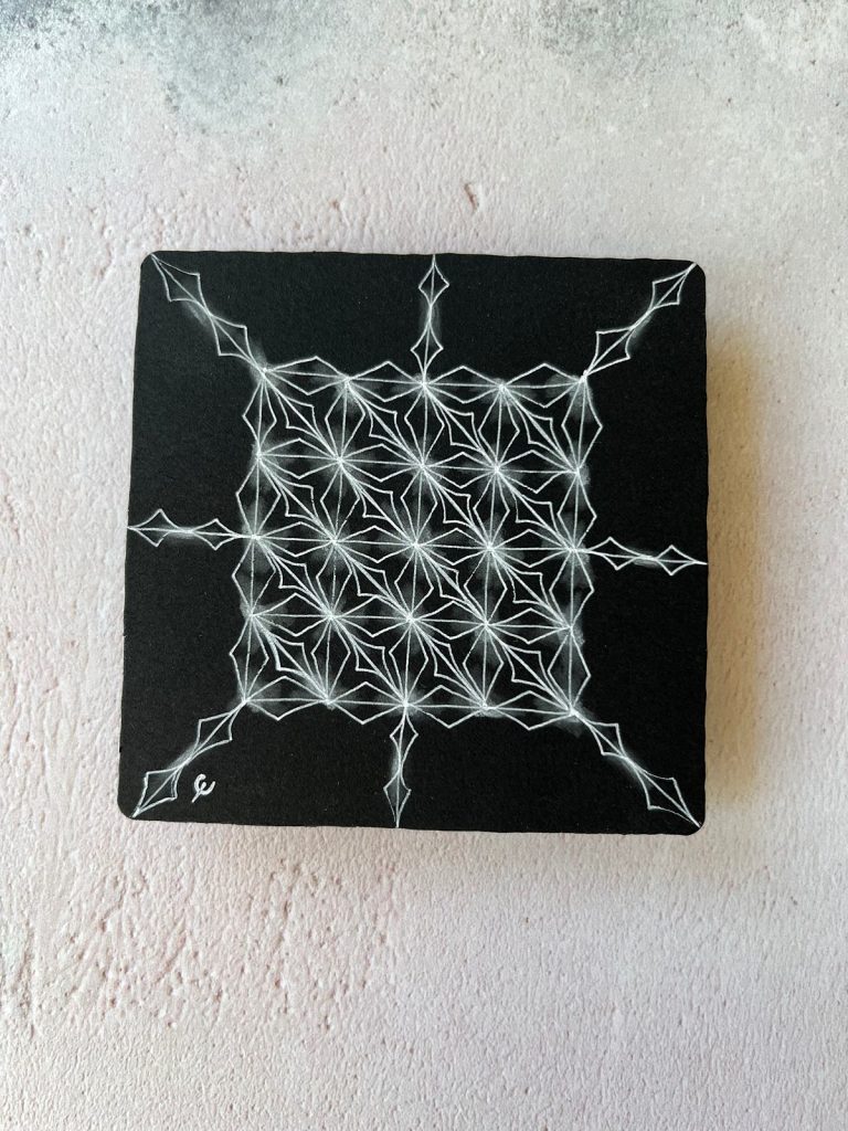 Zentangle Project Pack 01: Sakura Gelly Roll White - Ivy's Corner