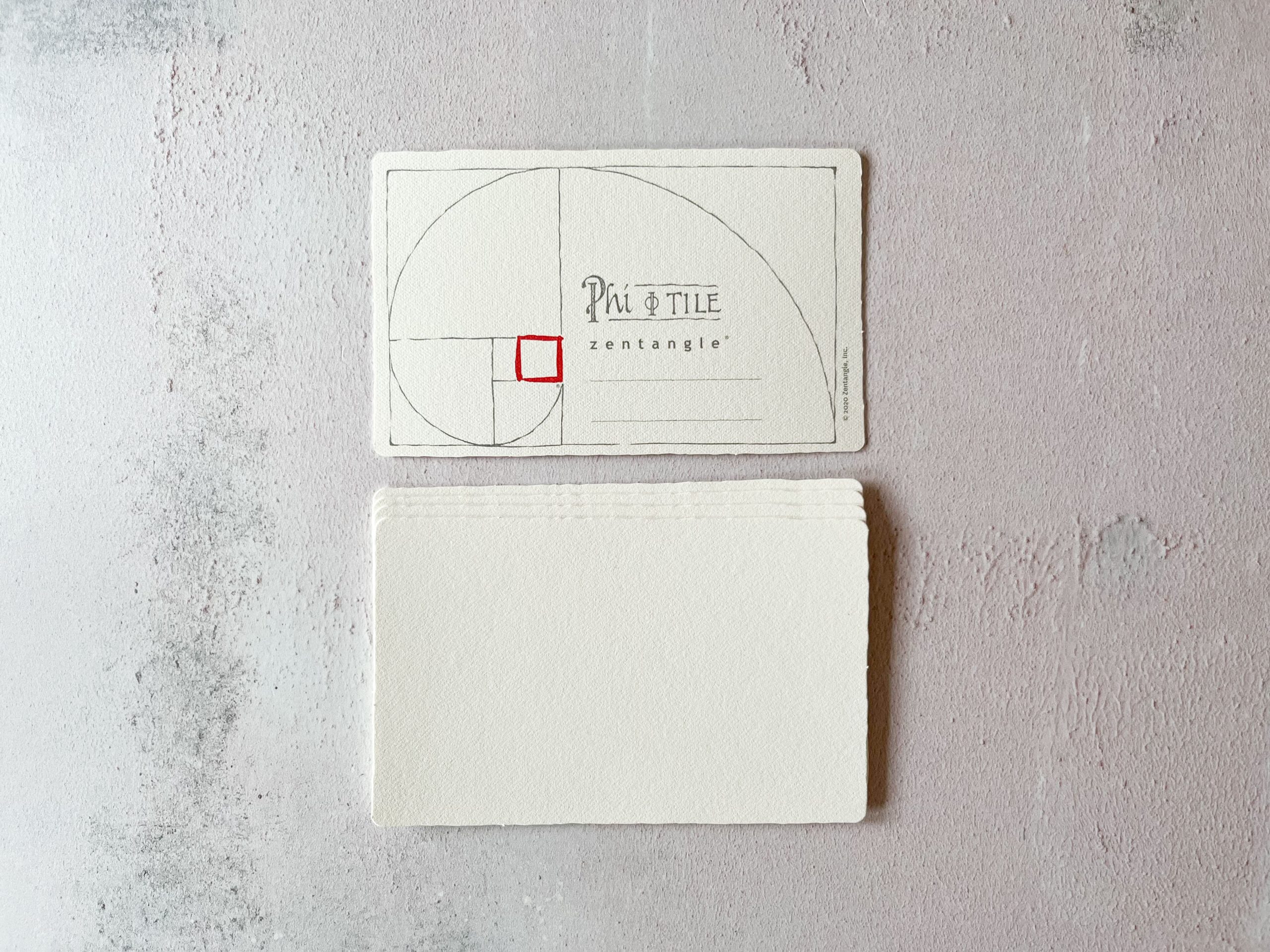 White Phi Tiles x5 - Ivy's Corner