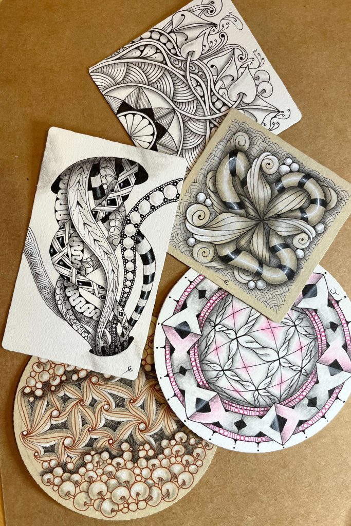 Christmas Zentangle for a Calm Festive Season - Ivy's Corner