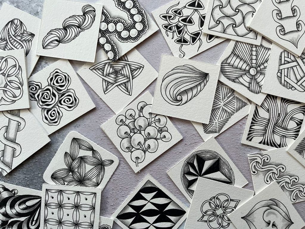 How to Practise Zentangle When You Only Have 10 Minutes - Ivy's Corner