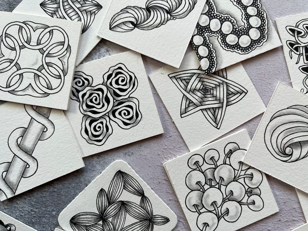 How to Practise Zentangle When You Only Have 10 Minutes - Ivy's Corner